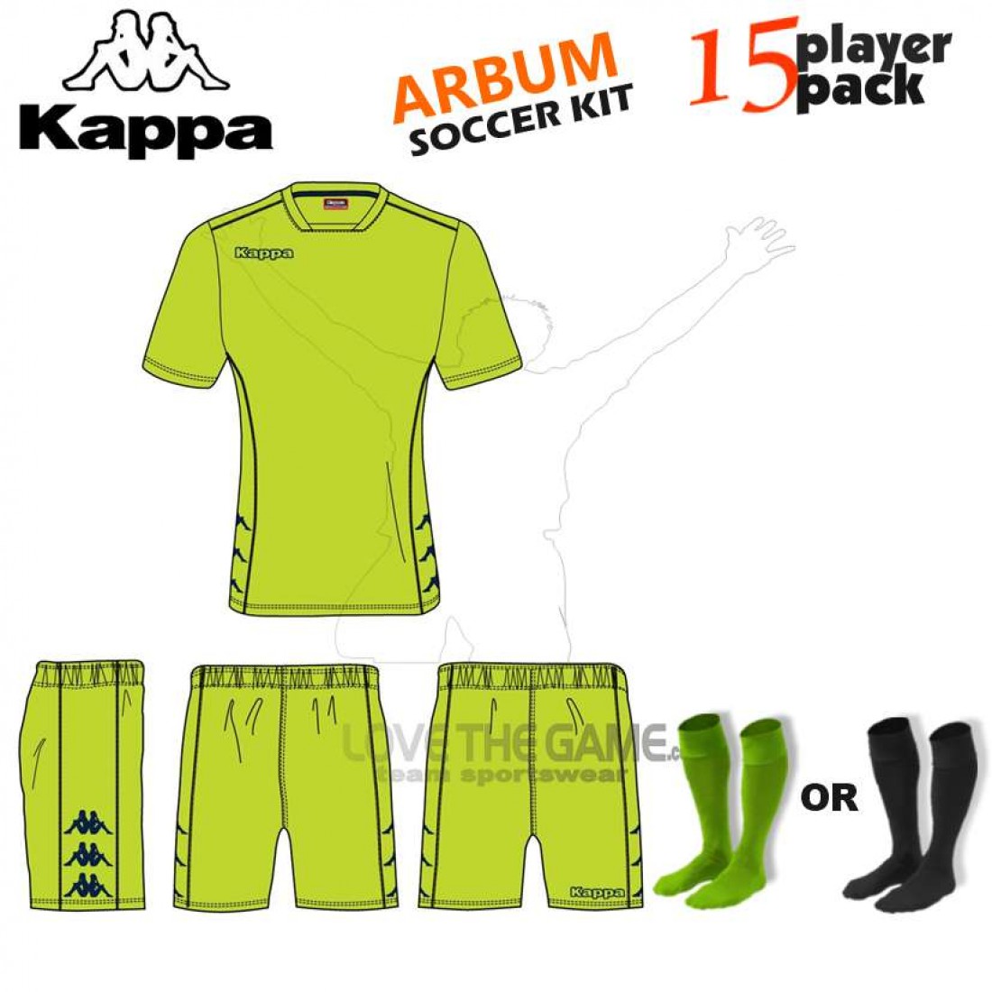 Kappa Soccer Kits on Sale including Free Delivery