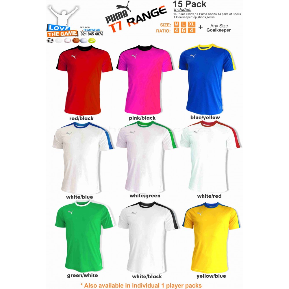 Soccer Kits on Sale including Puma Kits, Nike Kits, Team Kits, Custom ...